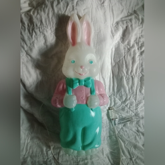 General Foam Plastics | Holiday | Vintage Easter Bunny Rabbit Blow Mold ...